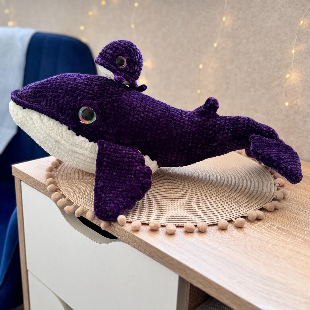 Whale Crochet Pattern. PDF Pattern With Video. - Etsy