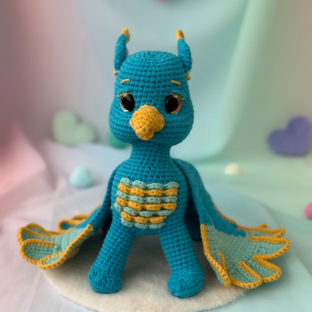 Mythical Magic: Griffin Crochet Pattern in English (PDF) - Etsy