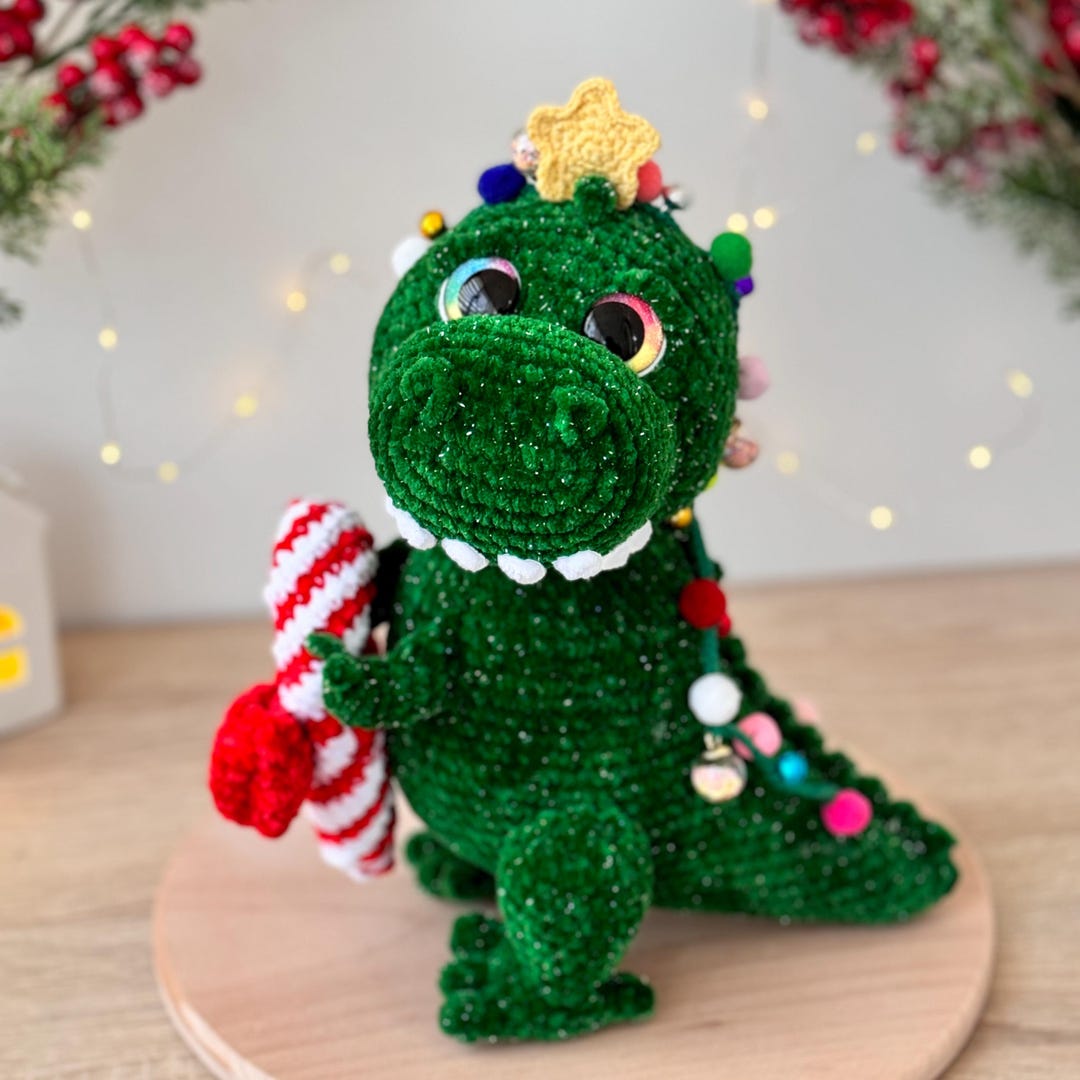 DIY Dino Fun: T-rex Crochet PDF - Create Your Own Prehistoric Pal. - Etsy
