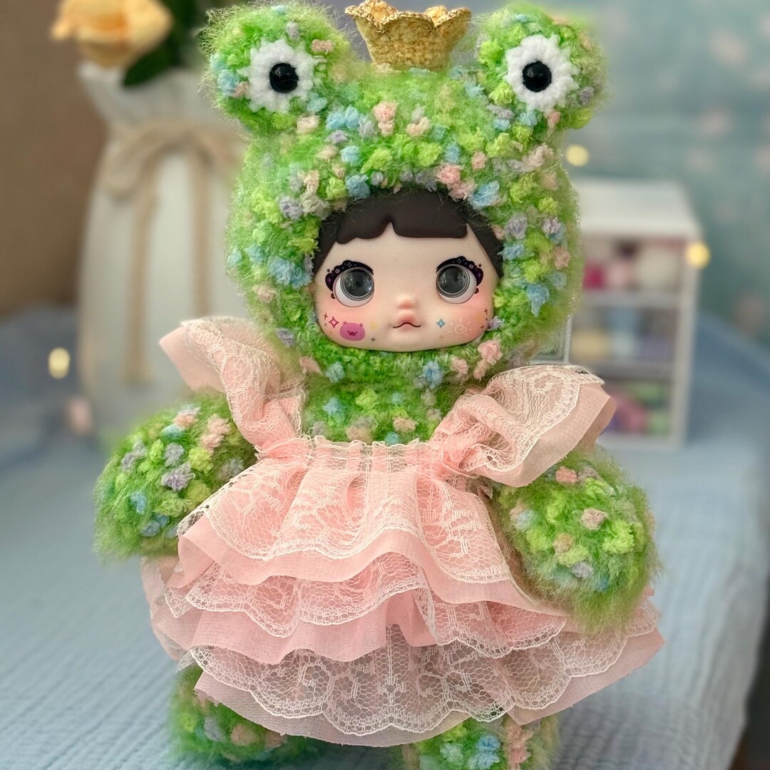 Handmade Frog Princess Doll: Changeable Eyes, 9.2 Inch - Etsy