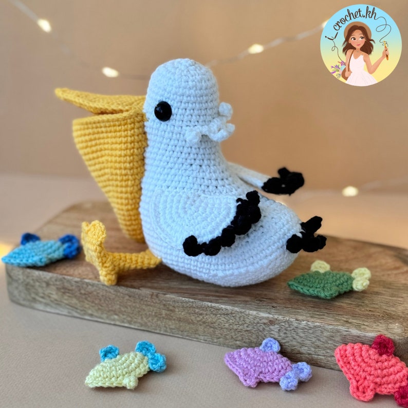 Pelican. Crochet Pattern PDF. Educational Game. - Etsy