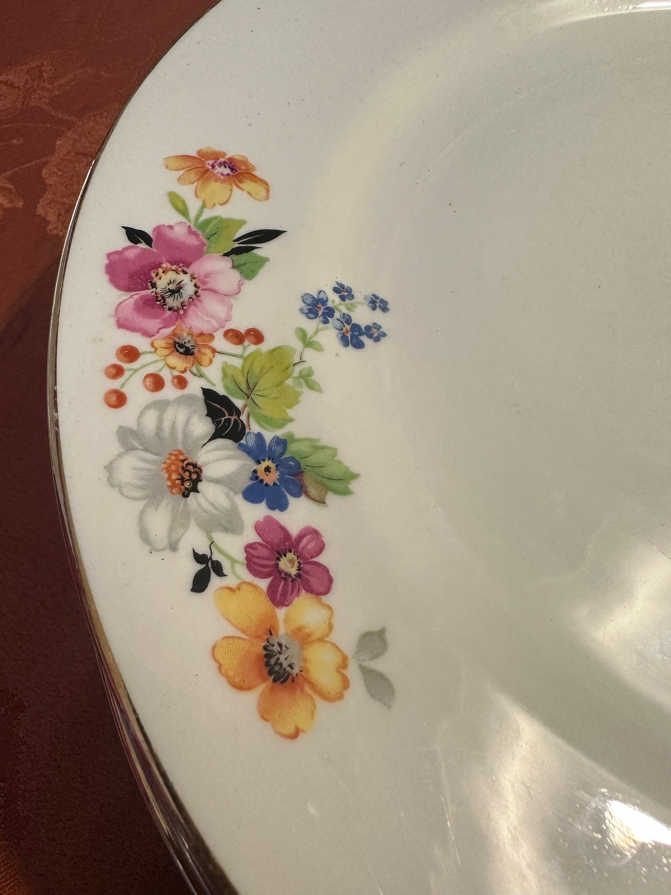 VINTAGE Set 10pc Princess China Dinner Plates - Etsy