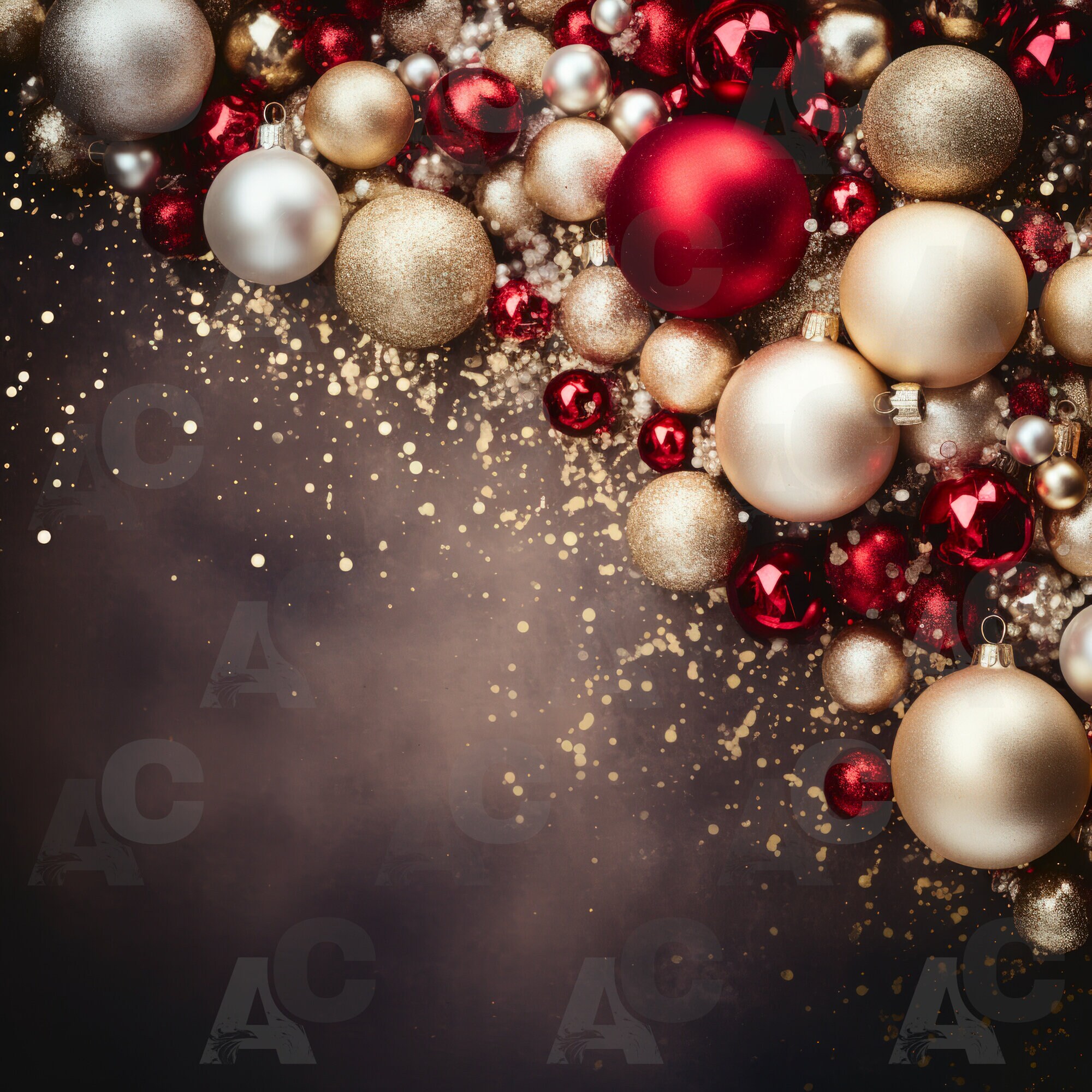 Christmas Digital Backgrounds and Frames, 24 Backgrounds PNG, Christmas ...