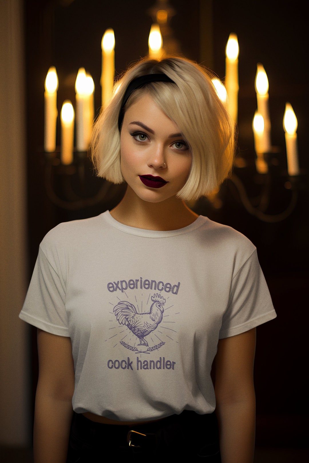 Funny Experienced Cock Handler Tshirt, Chickens, Unisex Tee for Poultry ...