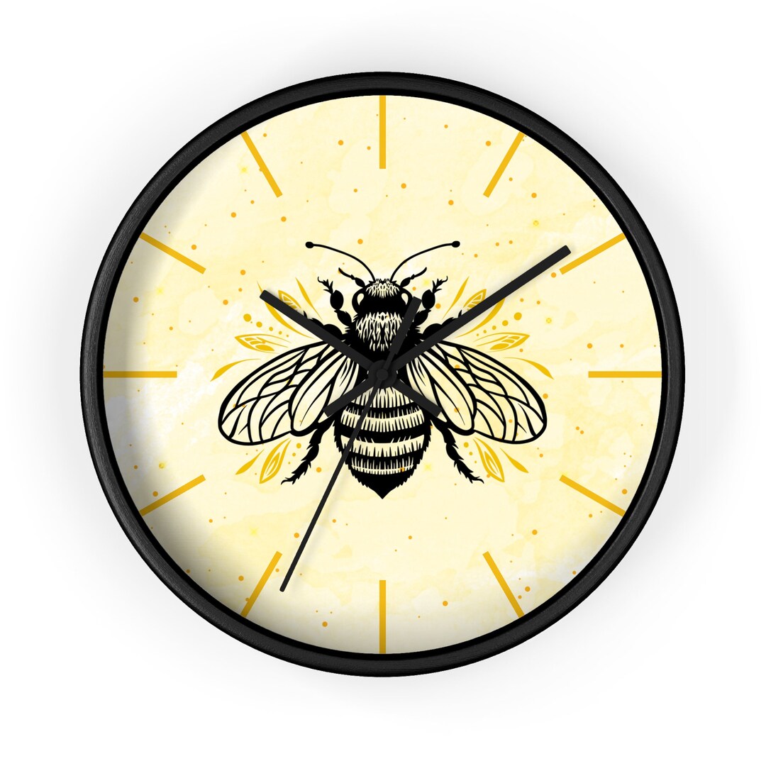 Bee Wall Clock - Etsy