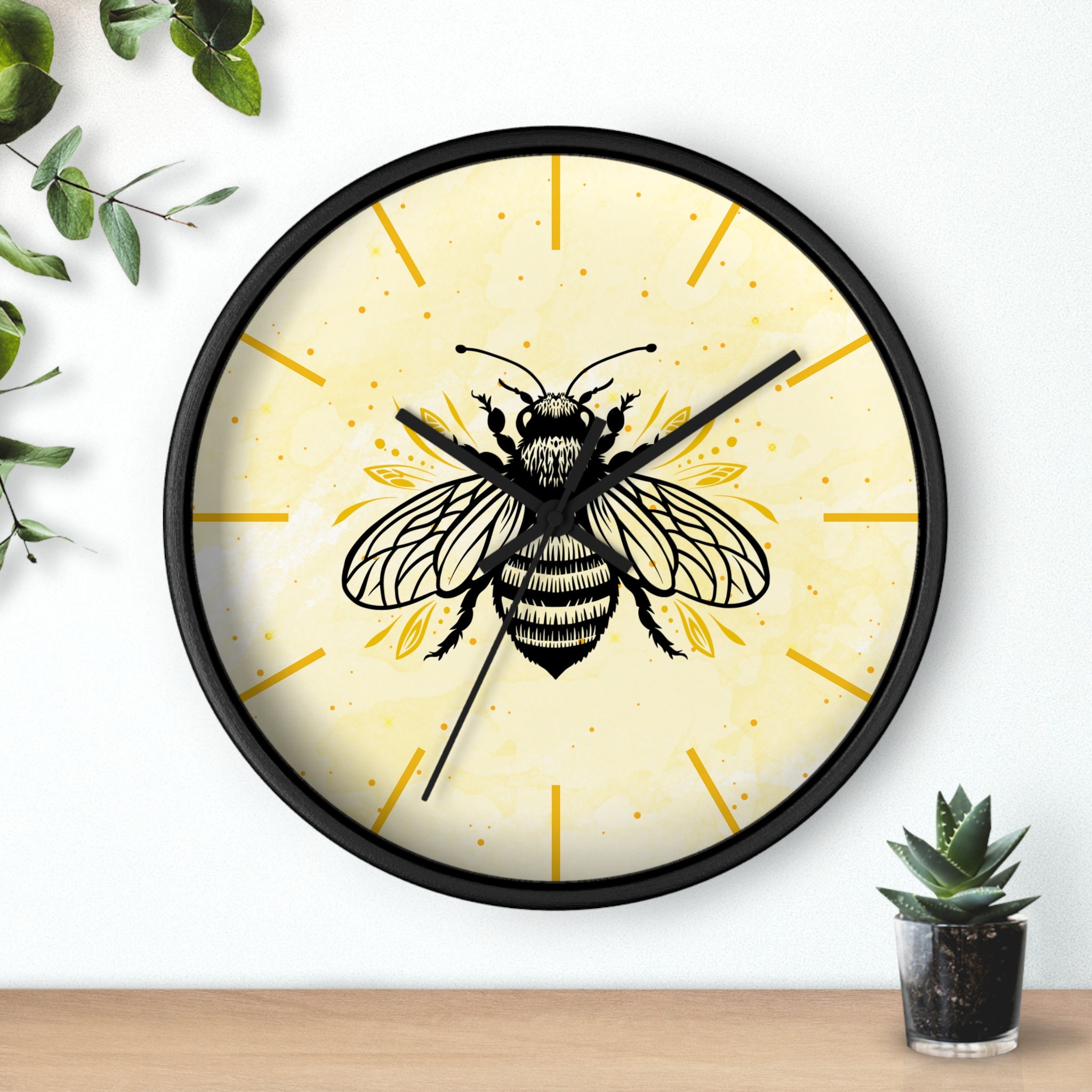 Bee Wall Clock - Etsy