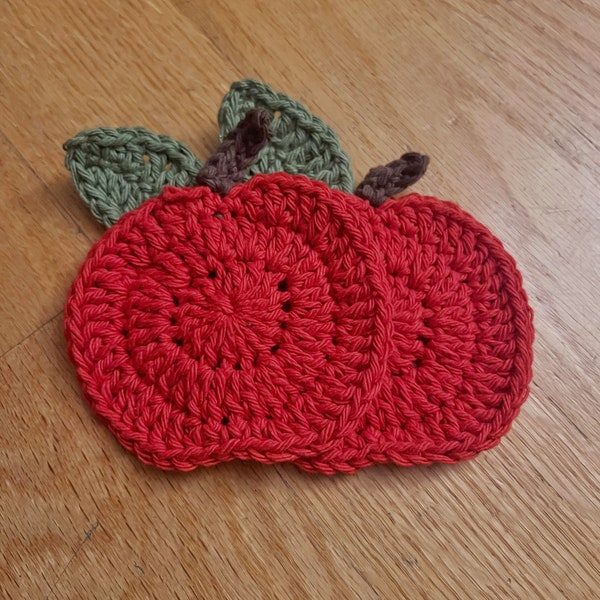 Apple Coasters - Etsy