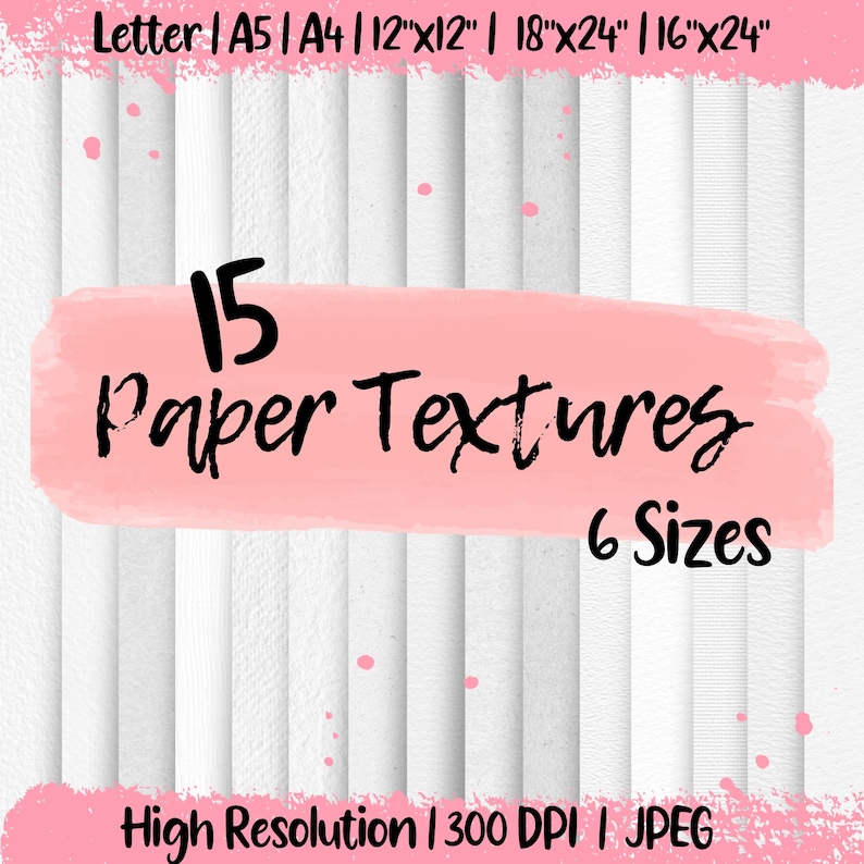 White Paper Textures | Digital Background | Fine Art Texture ...