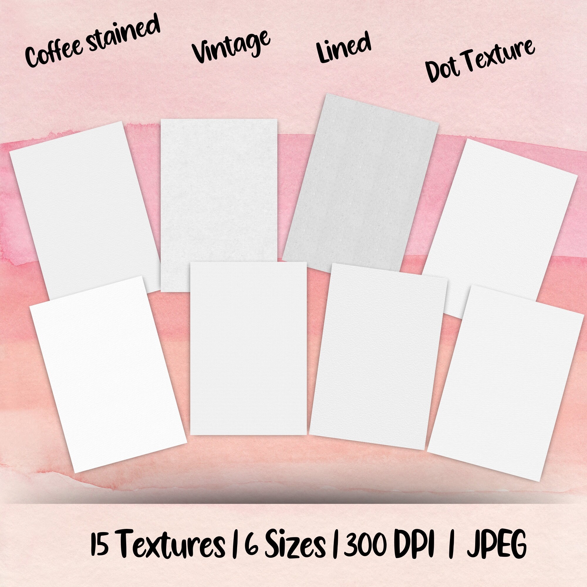 White Paper Textures | Digital Background | Fine Art Texture ...