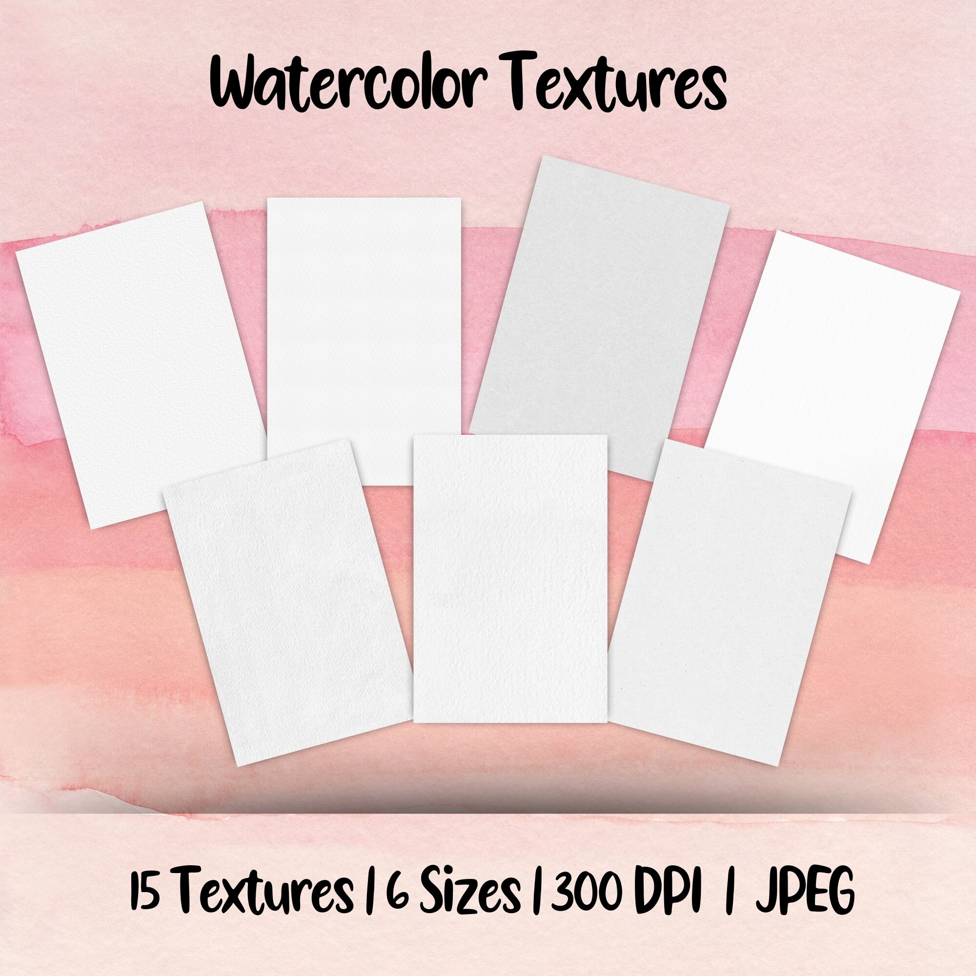 White Paper Textures Digital Background Fine Art Texture Watercolor ...