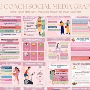 2024 Life Coach Social Media Post Templates: Boost Engagement - Etsy