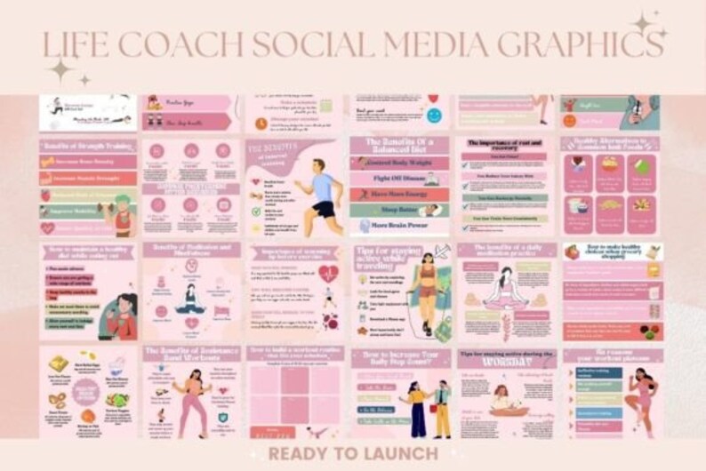 2024 Life Coach Social Media Post Templates: Boost Engagement - Etsy