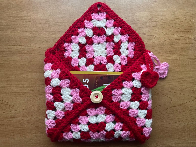 Crochet Granny Square Book Cover - Etsy