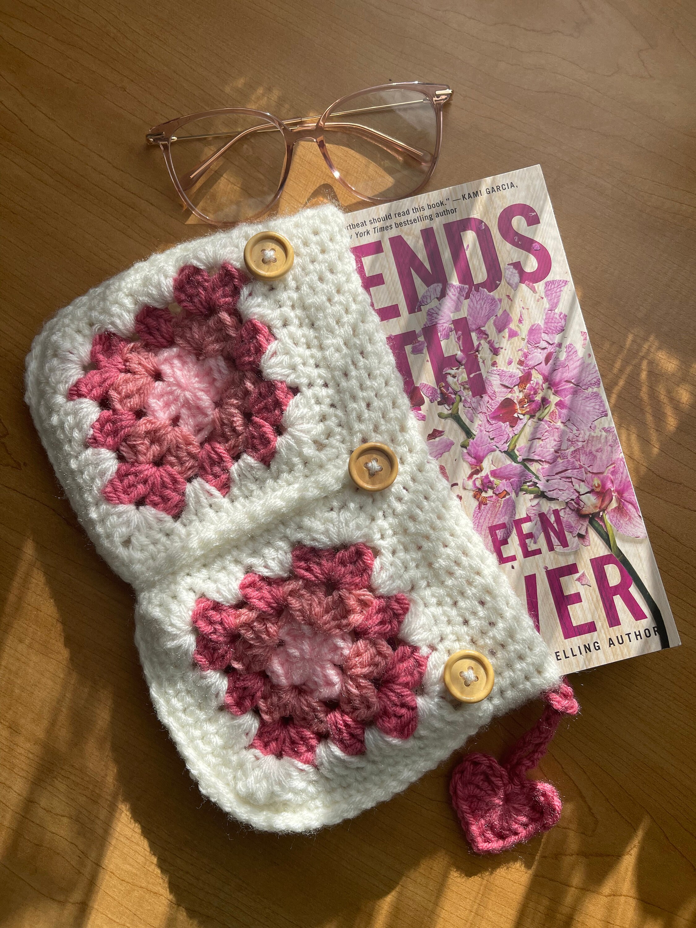 Crochet Granny Square Book Cover!! - Etsy