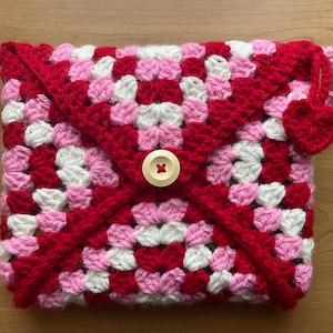 Crochet Granny Square Book Cover - Etsy