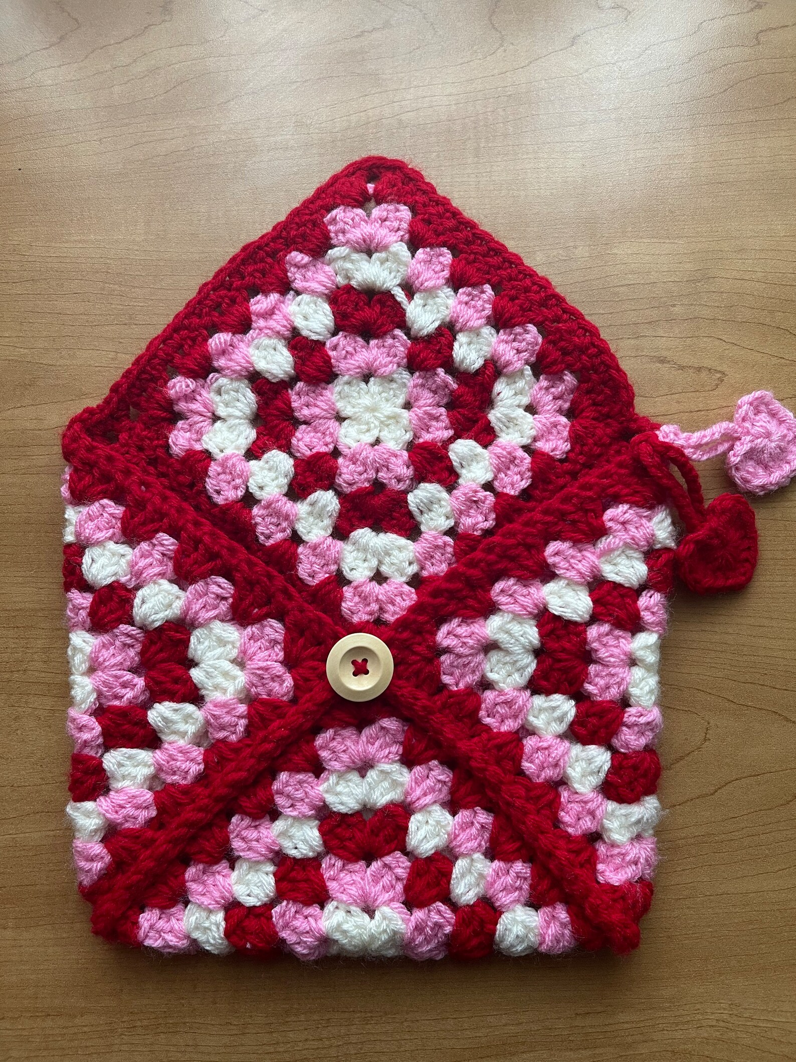 Crochet Granny Square Book Cover - Etsy