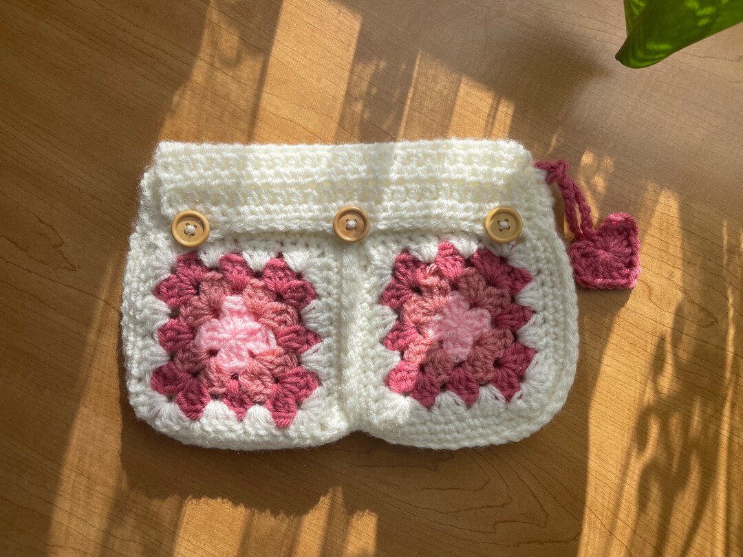 Crochet Granny Square Book Cover!! - Etsy