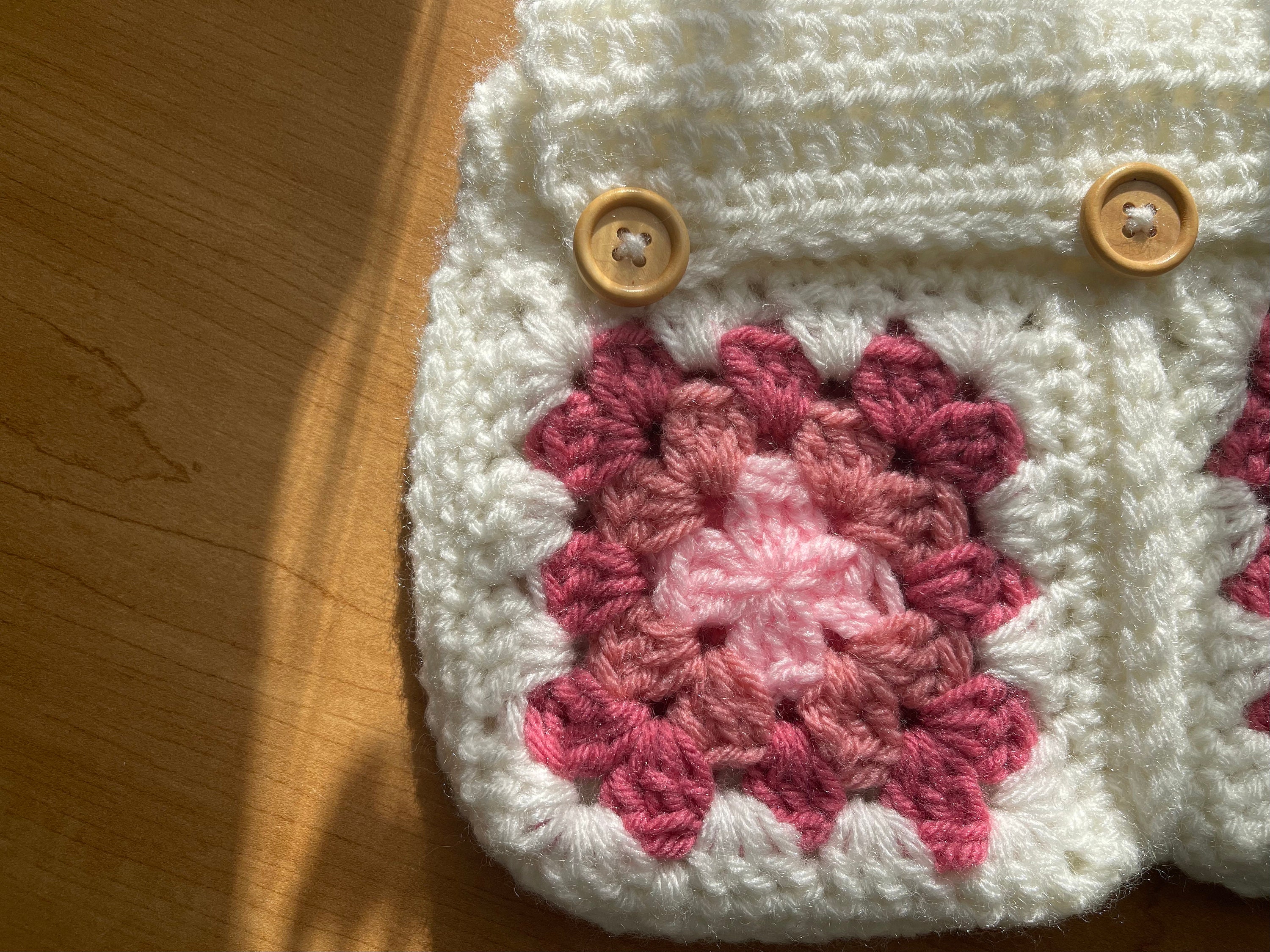 Crochet Granny Square Book Cover!! - Etsy