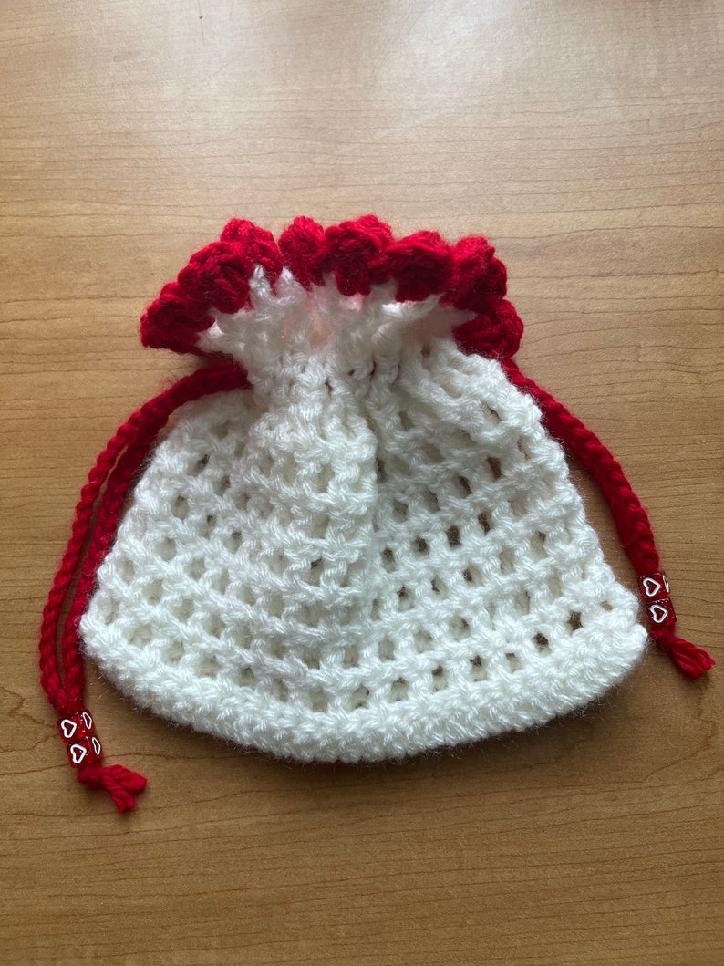 Crochet Drawstring Mini Bags! - Etsy