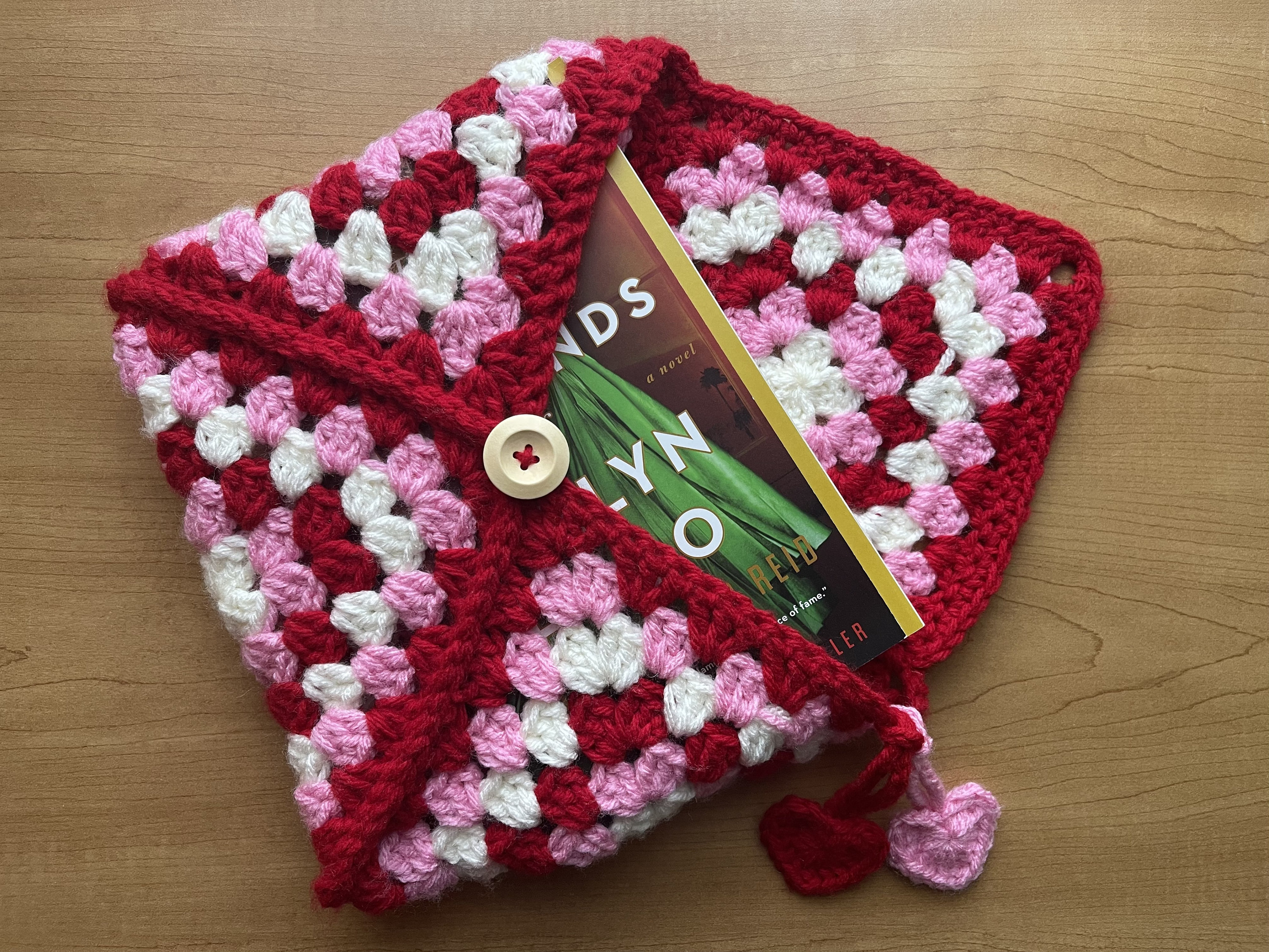 Crochet Granny Square Book Cover - Etsy