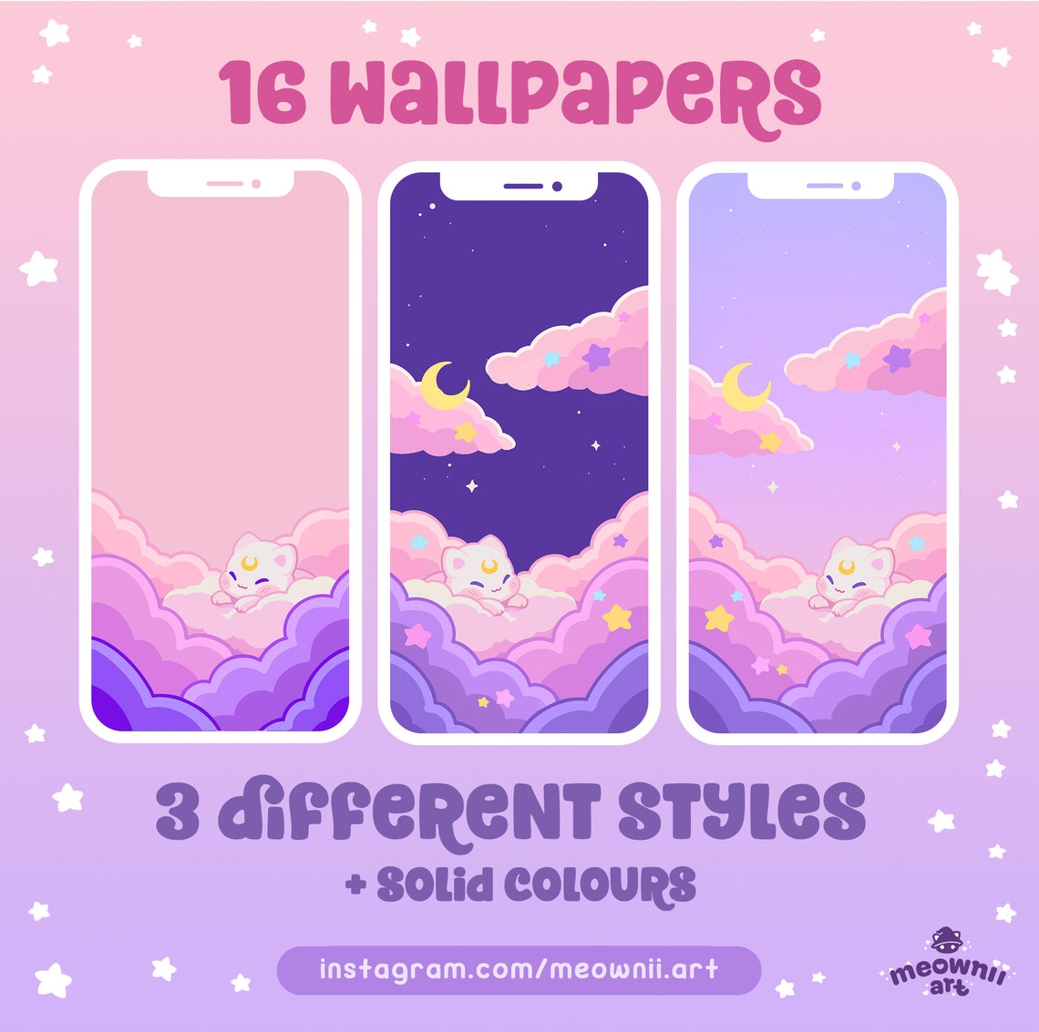 Magical Girl App Icon Pack - Etsy