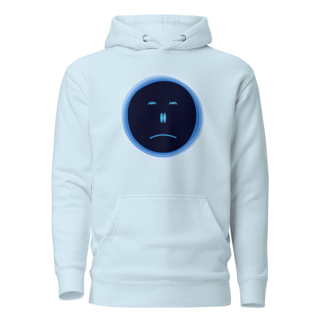 Sad Face Hoodie – ‘embracing Sadness’ Collection by Moodloom - Etsy