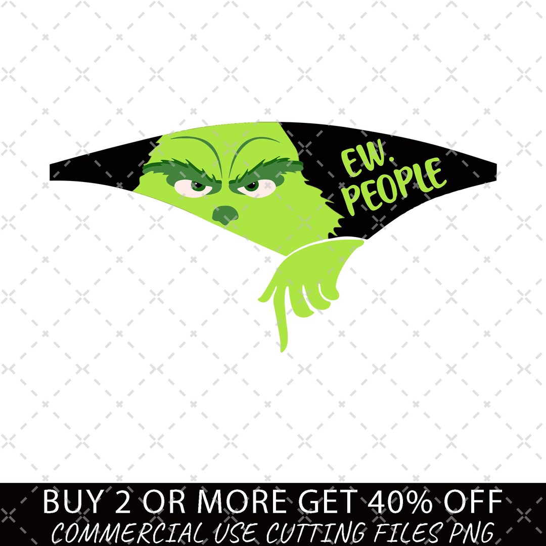Ew People Grinch Png Grinchy on the Inside Bougie on the - Etsy