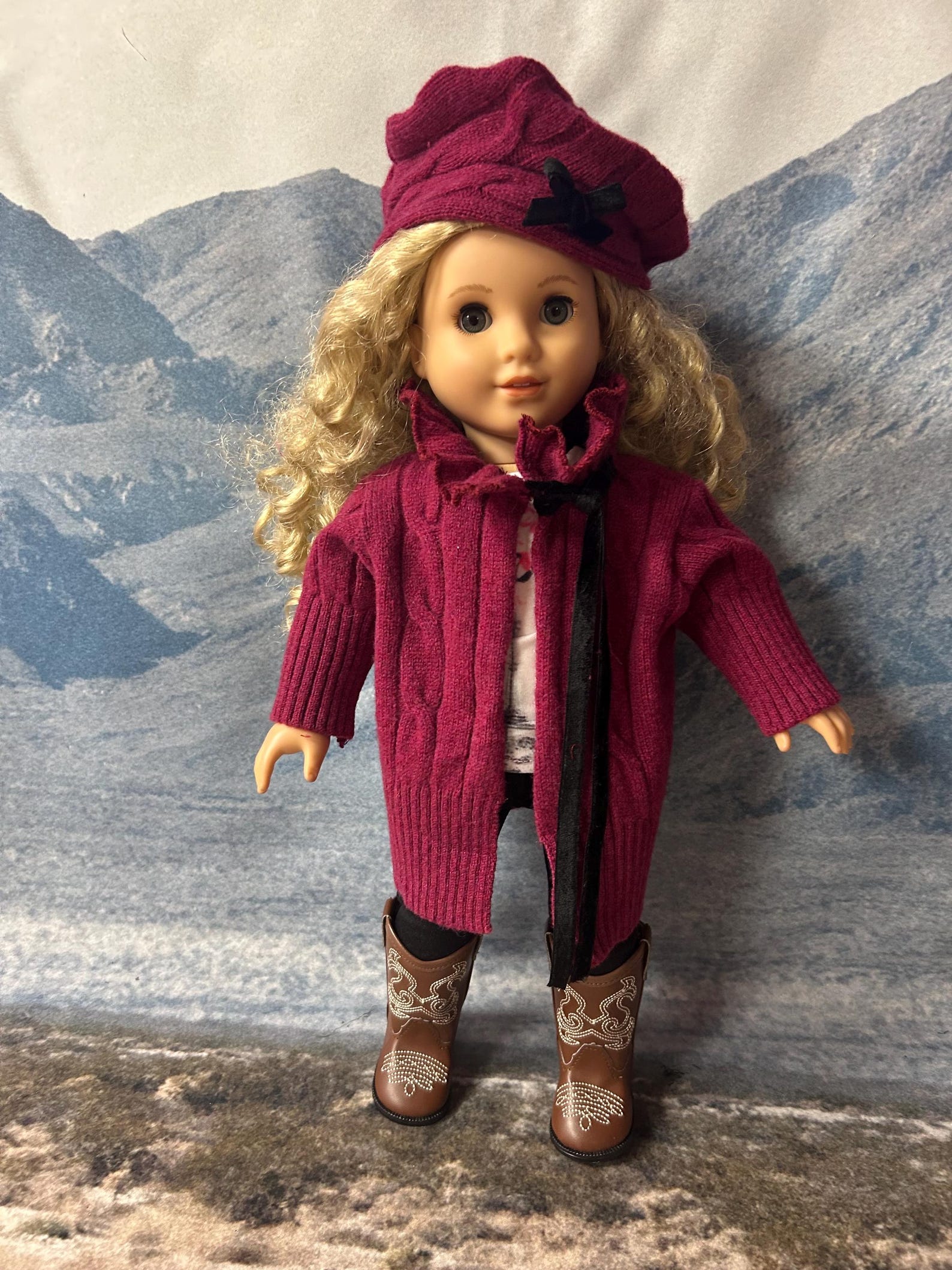 Winter Handmade 5 Pieces Outfit for American Girl Doll 18” - Etsy