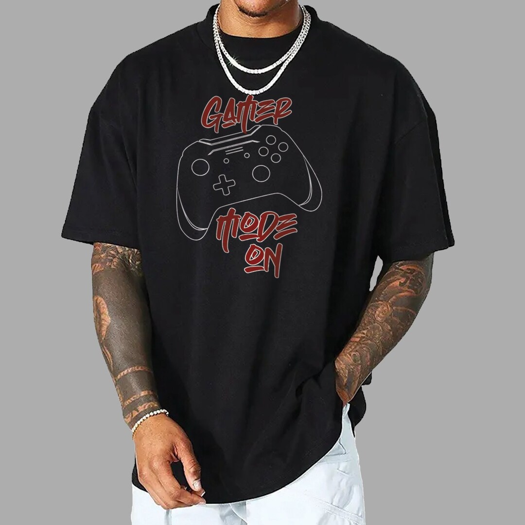 Gamer Mode on Shirt, Gaming Mode T-shirt, Funny Gaming T-shirt, Game ...