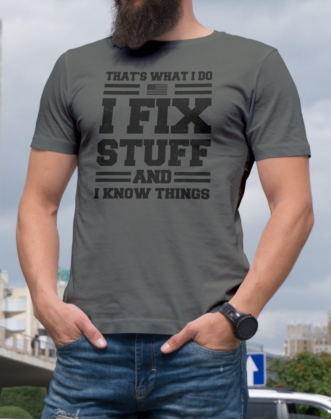 That's What I Do I Fix Stuff and I Know Things, Funny Mechanic, Humor ...
