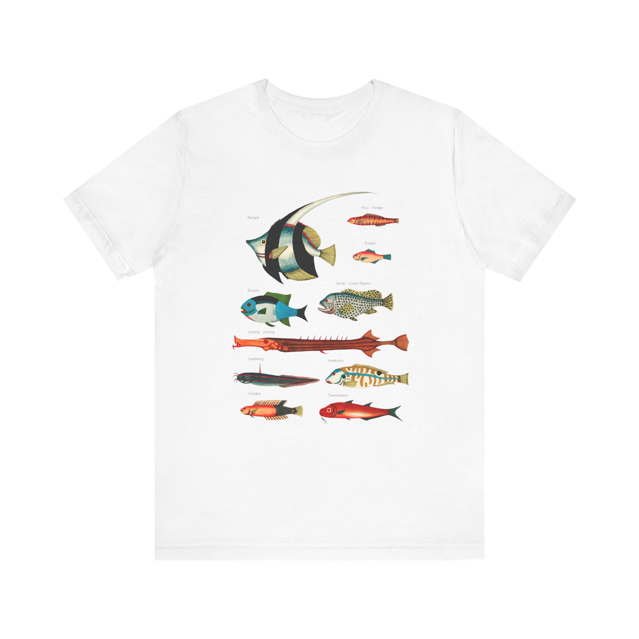 Vintage Fish Tshirt, Tropical Aquarium, Fishing Lover Gift, Tshirt ...