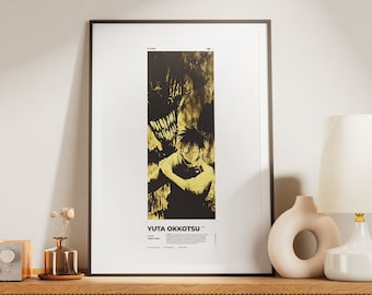 Jujutsu Kaisen Poster Gojo Satoru Anime Digital Poster Minimal JJK ...