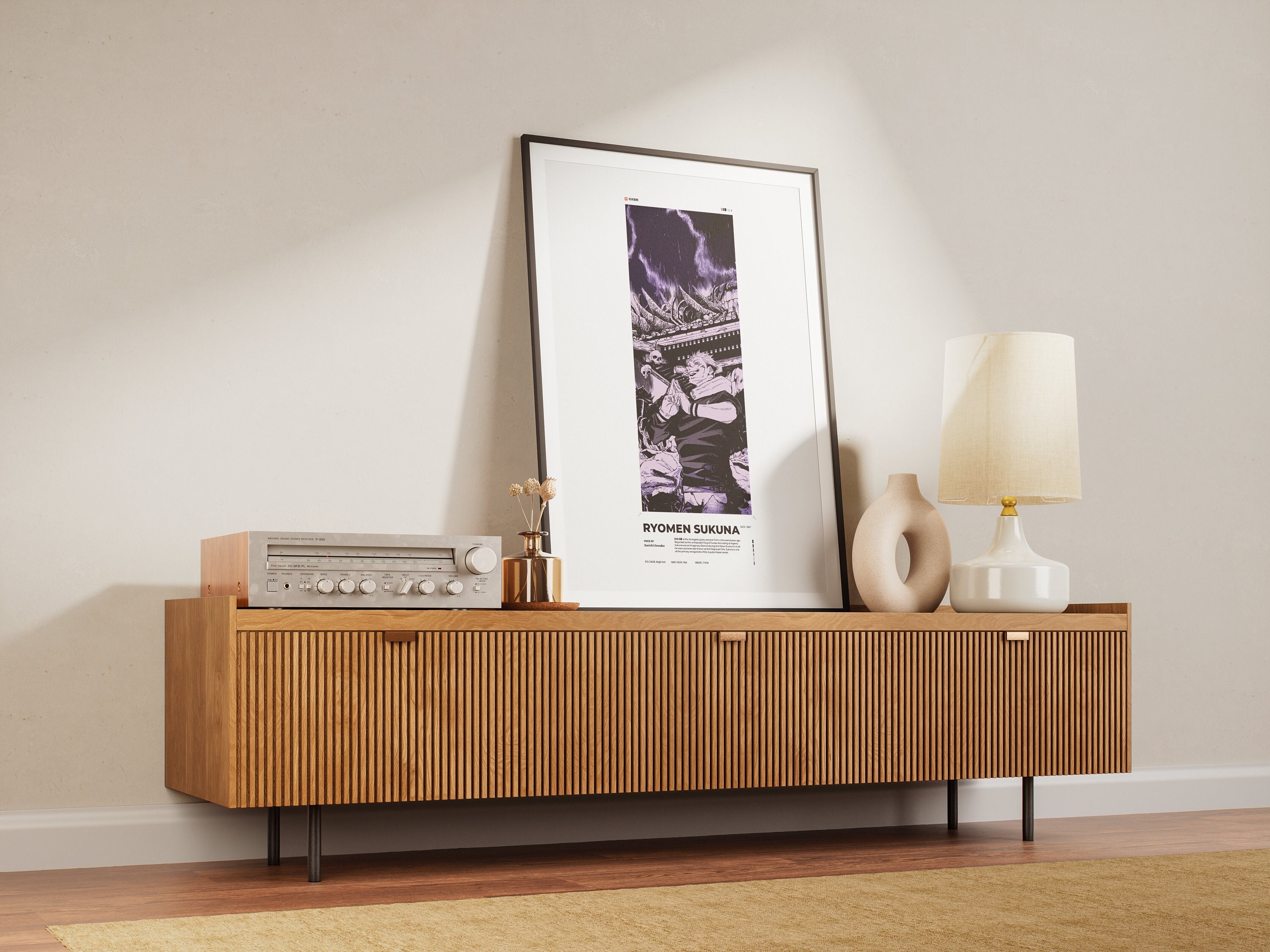 Jujutsu Kaisen Poster Sukuna Anime Digital Poster Minimal JJK Poster ...