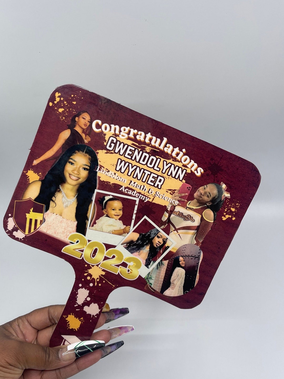 Custom 2025 Graduation Paddle Fans | Double Sided - Etsy