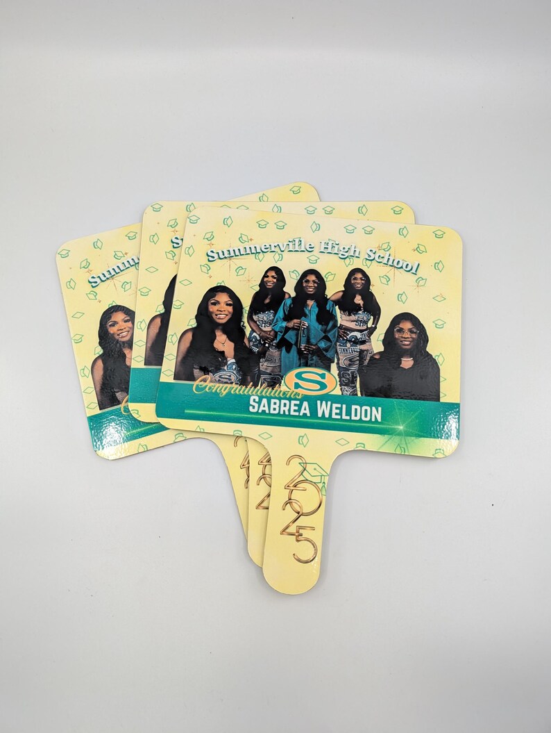 Custom Graduation Paddle | Double-sided Photo Keepsake, Class of 2026 ...