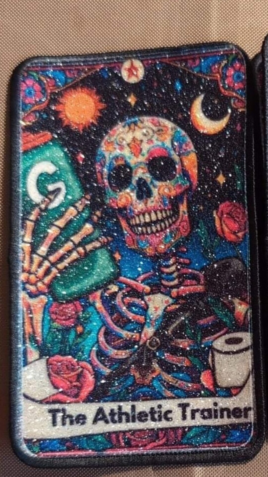 The Athletic Trainer Tarot Patch - Glitter Version. - Etsy