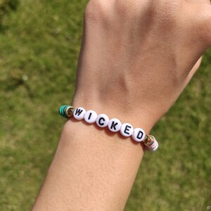 Wicked Musical Heishi Clay Bead Bracelet: Handmade Preppy Bracelet - Etsy