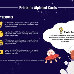 Printable Flashcards, Kids Activities, Instant Download, Alphabet ...