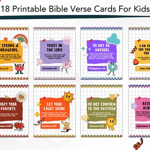 Prayer Cards for Kids, Flashcards Bible Verses, Memory Verse Cards ...