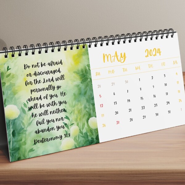 Verse Desk Calendar - Etsy