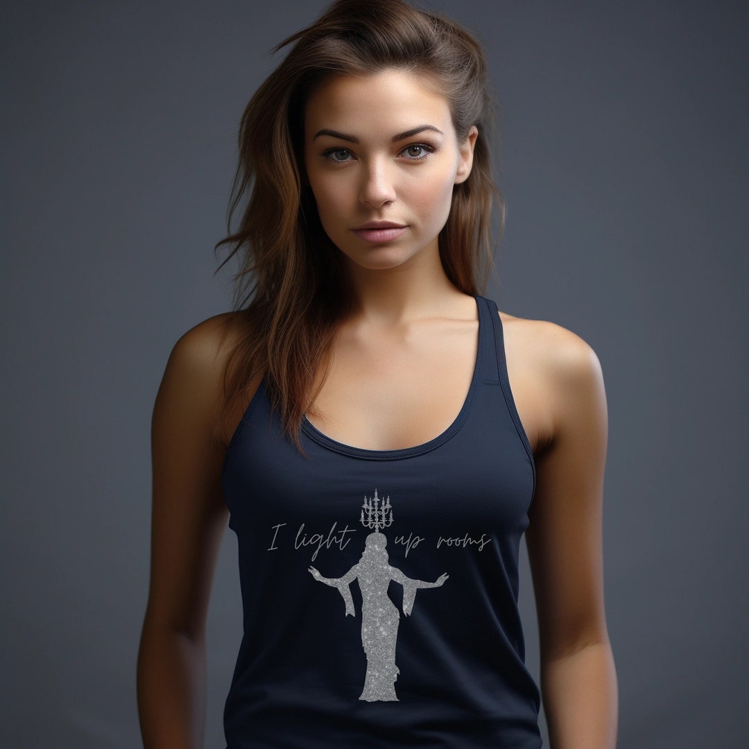 Silver Luminescence Belly Dance Top Womens Tank Top Ideal Racerback Tank Belly Dancer T