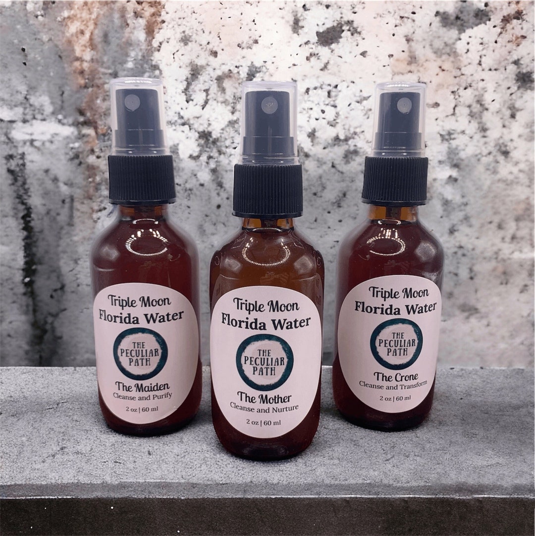 Triple Moon Goddess Florida Water Handcrafted Magickal Botanical ...
