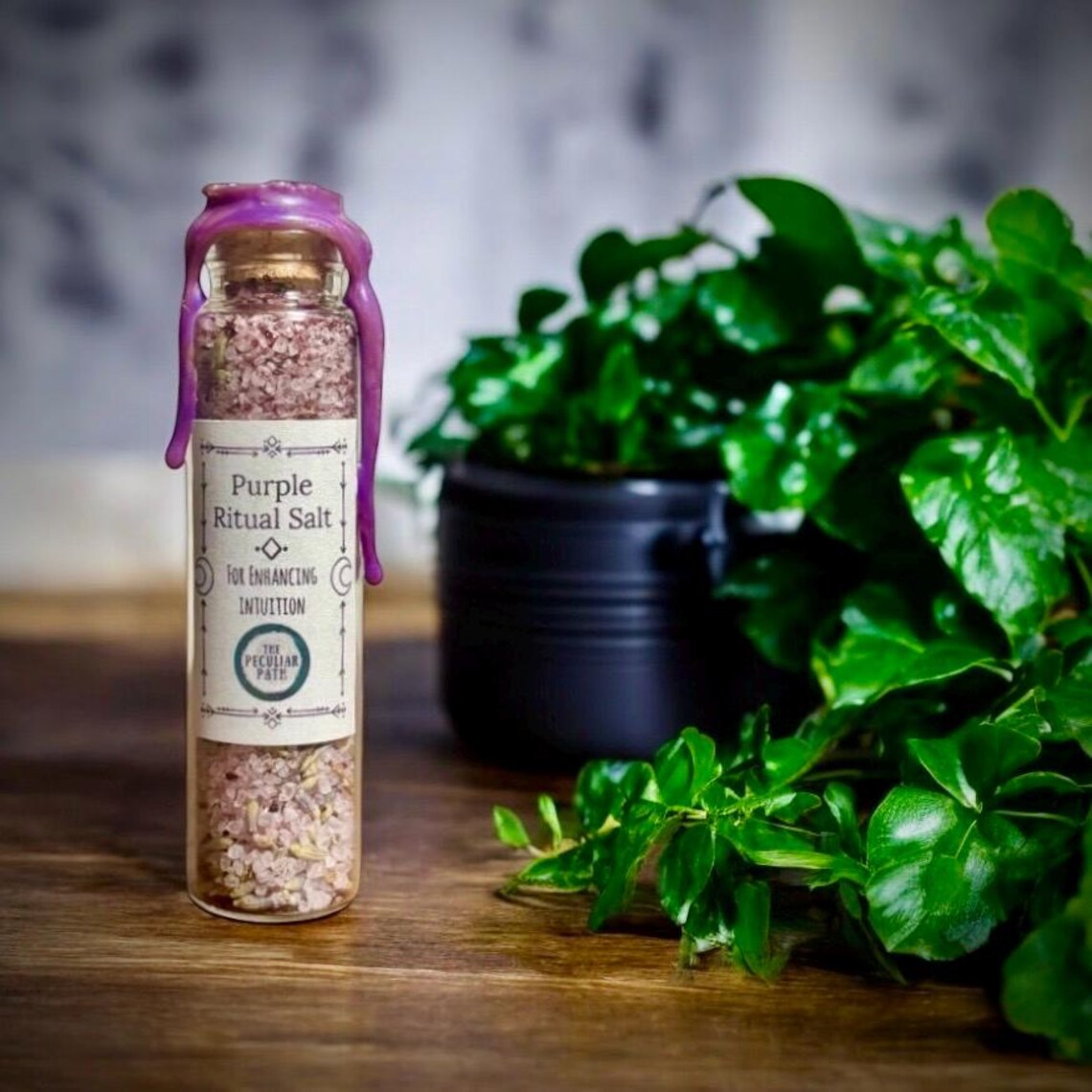 Purple Ritual Salt | Magickal | Handcrafted | Protection | Intuition ...
