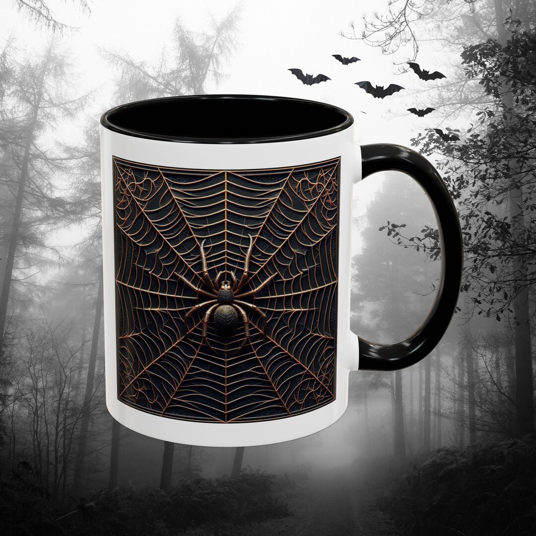 Spider Coffee Mug/gothic Tea Cup/dark Academia Gifts - Etsy