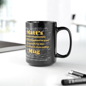 Funny Barbed Wire Coffee Mug: Personalized Sarcastic Goth Gift, 11oz or ...