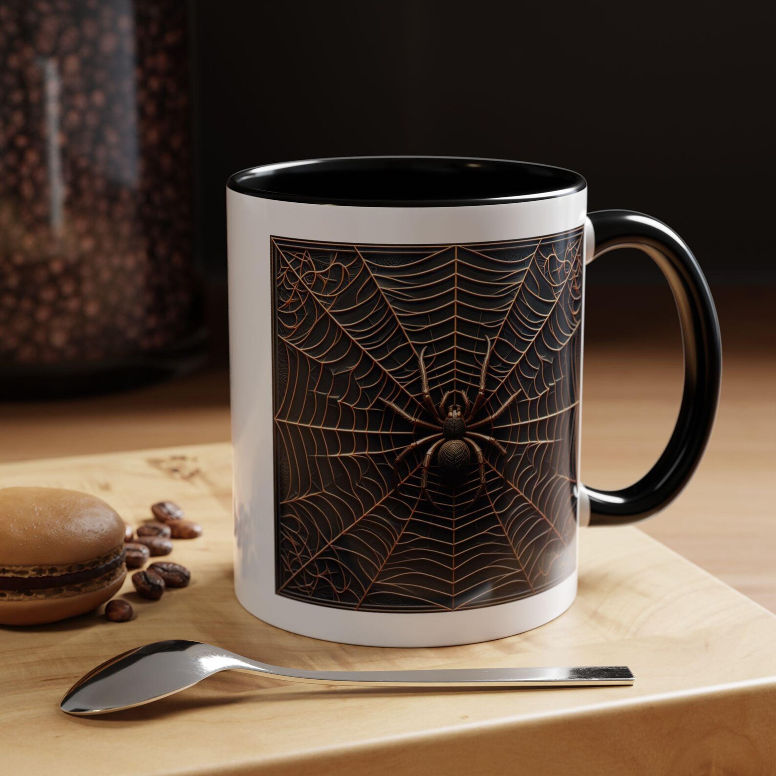 Spider Coffee Mug/gothic Tea Cup/dark Academia Gifts - Etsy