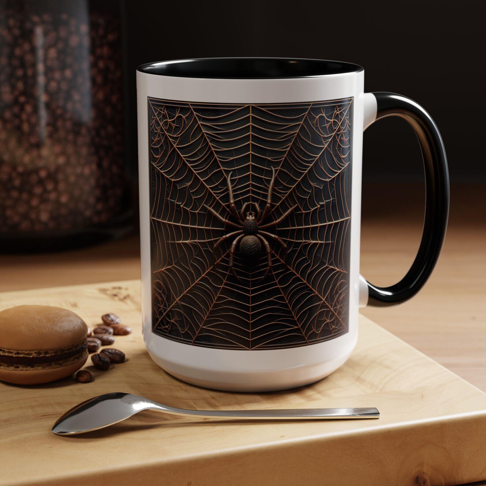 Spider Coffee Mug/gothic Tea Cup/dark Academia Gifts - Etsy