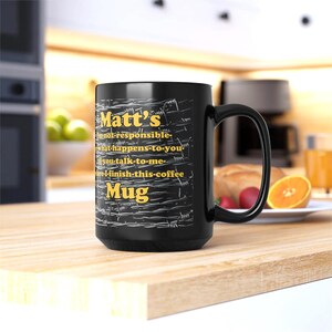 Funny Barbed Wire Coffee Mug: Personalized Sarcastic Goth Gift, 11oz or ...