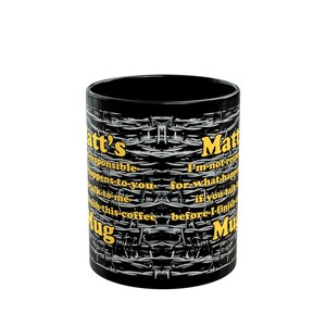 Funny Barbed Wire Coffee Mug: Personalized Sarcastic Goth Gift, 11oz or ...