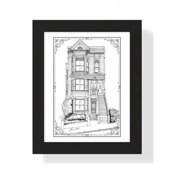 Victorian Pen And Ink Drawing